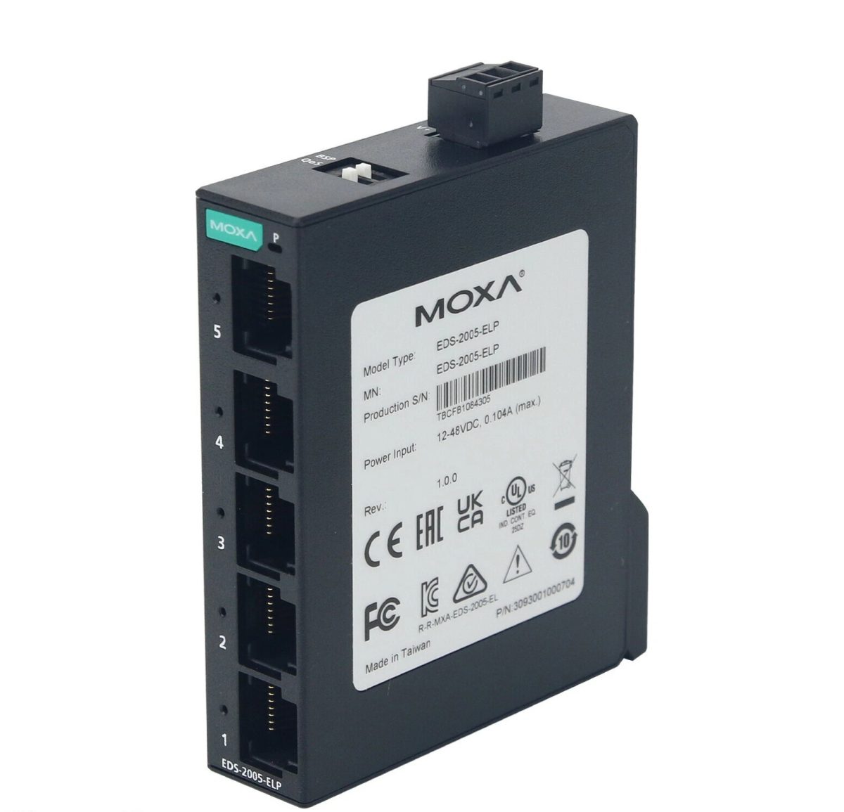 MOXA EDS-2005-ELP Unmanaged Ethernet Switch Price in BD - Moxa ...